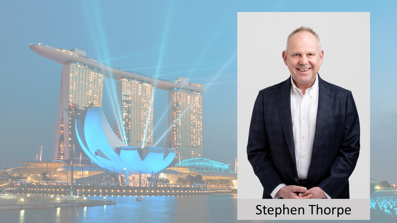 Stephen Thorpe brings experience to Asia regional management team