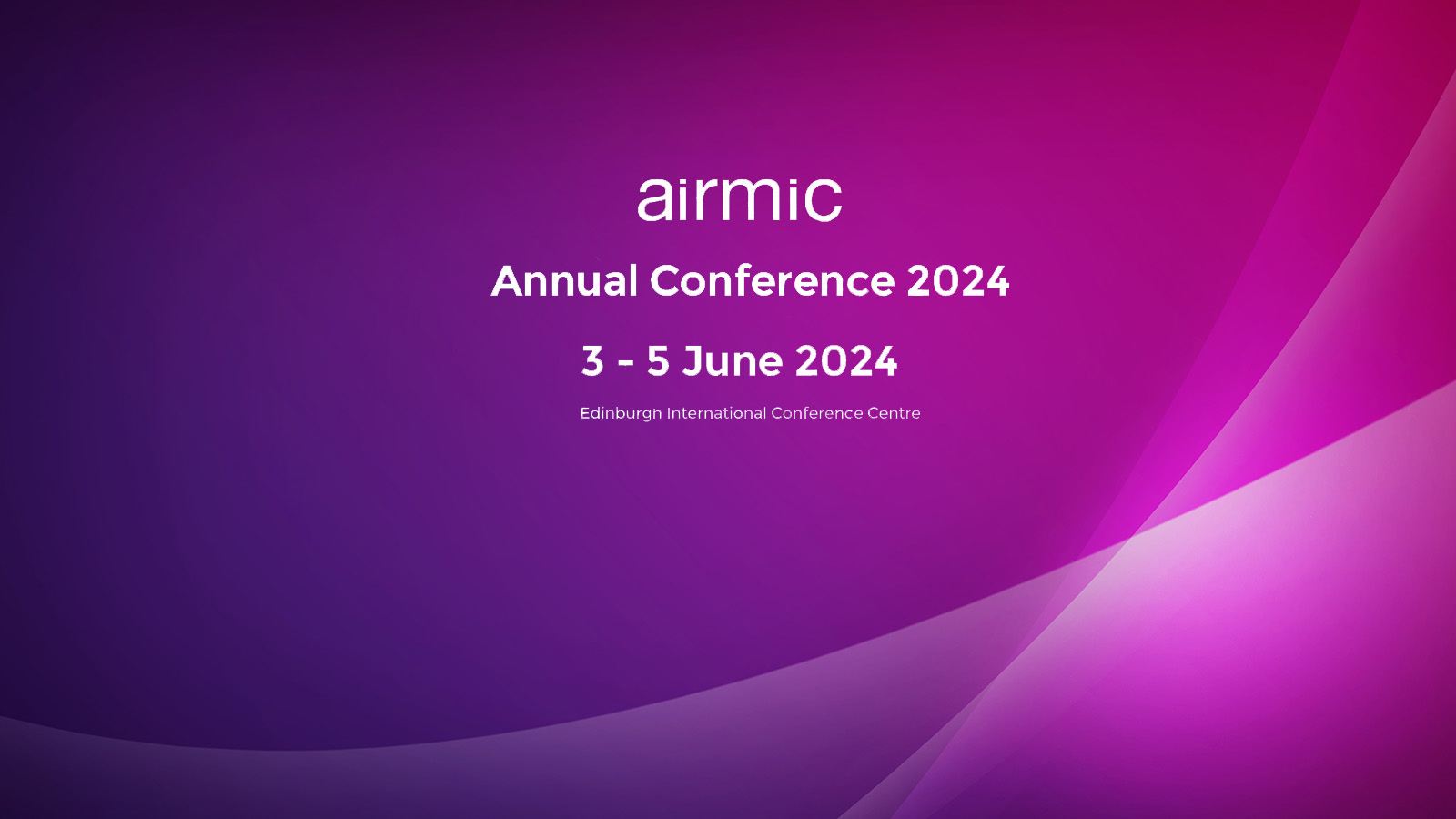 The Airmic Annual Conference 2024, Edinburgh, UK